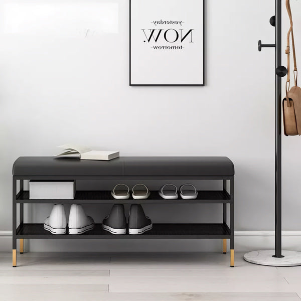 Lightweight-and-does-not-occupy-the-place-Nordic-shoe-stool-durable-leather-seat-home-door-can ...